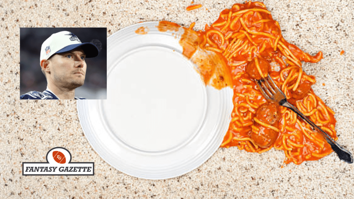 Brett Maher Has Made A Plate Of Spaghetti | Fantasy Gazette